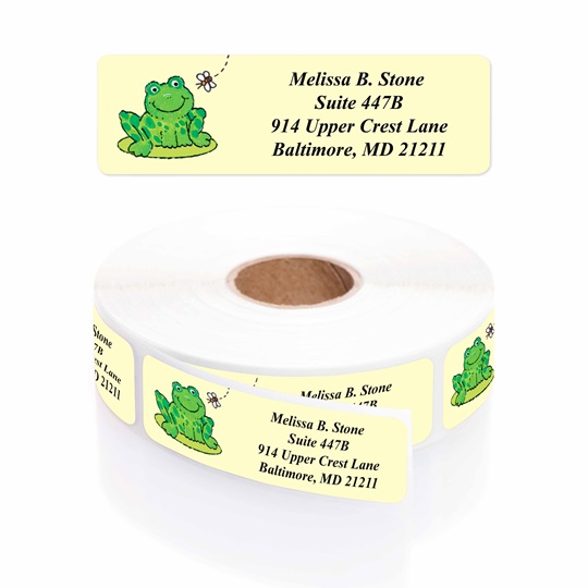 frog inside labels