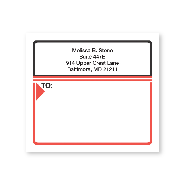 Red And Black Border Design