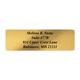 Gold Foil Rolled Address Labels With Elegant Dispenser | Current Labels