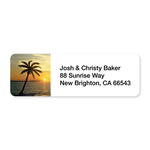 Tropical Sunset Sheeted Address Labels | Current Labels