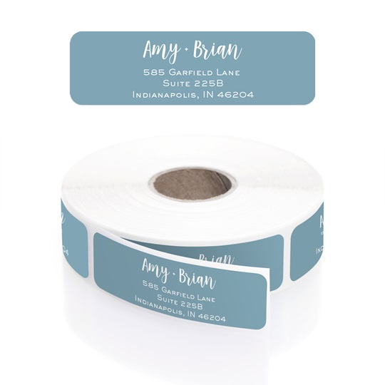 Personalized Blue Labels